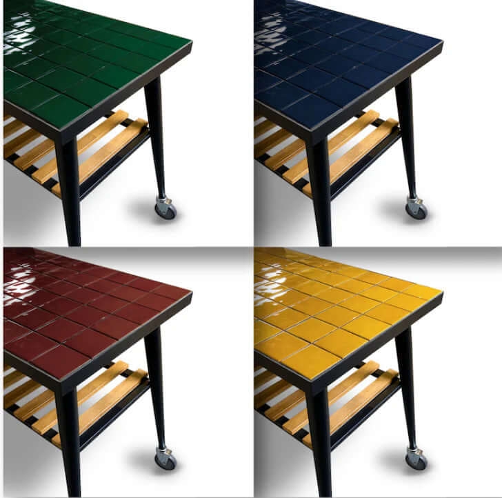 WPPO Infinity Side Tables Long 103cm & Short 75cm.